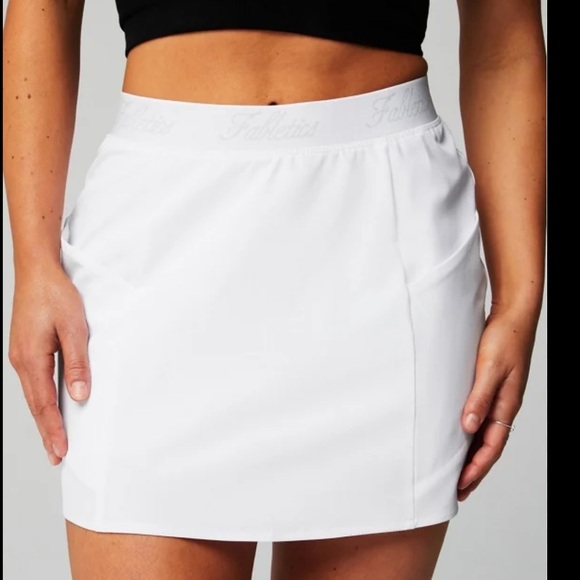 Fabletics | Shorts | Fabletics White Athletic Skirt | Poshmark